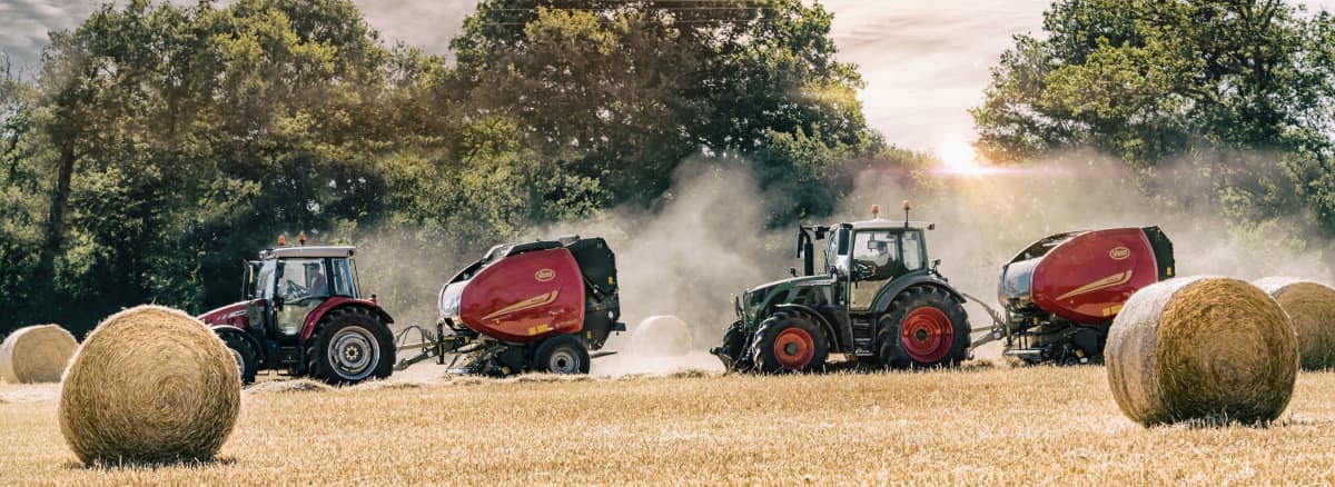 Variable Chamber round balers - Vicon