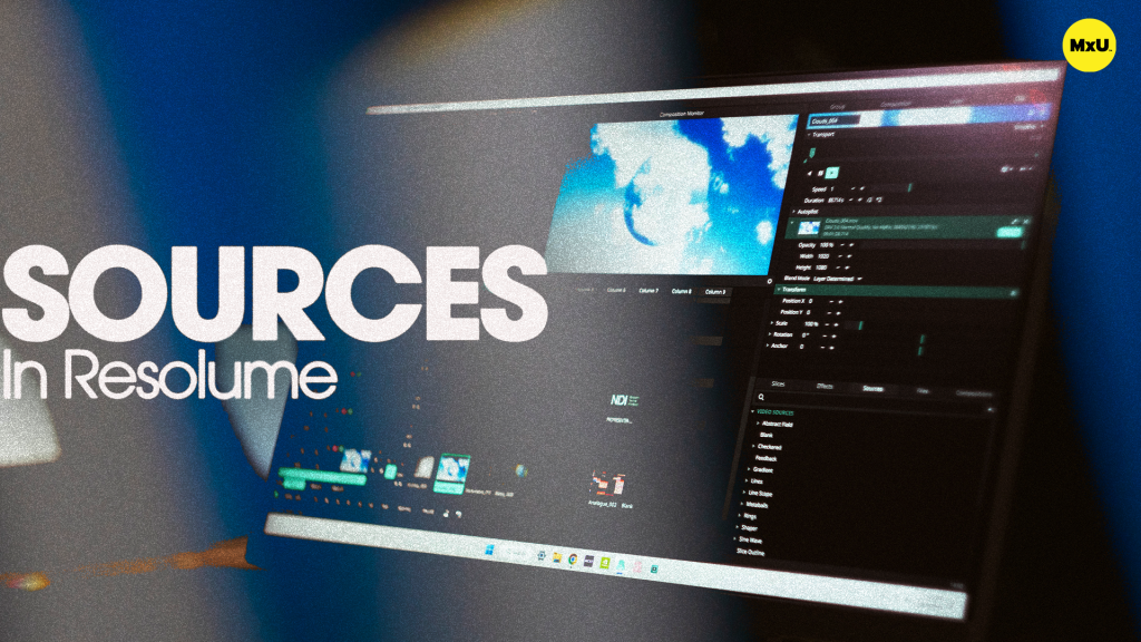 Decks in Resolume - MxU