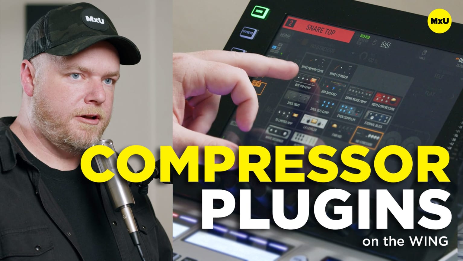 Compressor Plugins on the WING - MxU