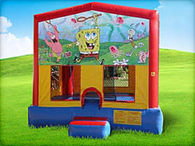 Spongebob Themed Bounce House Party Ideas USA | Sky High Party Rentals