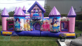 USA Princess Palace Bounce House | Sky High Party Rentals