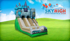 Houston, TX Excalibur Inflatable Slide Rentals | Sky High Party Rentals