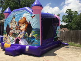 Houston, TX Sofia The First Bounce House Combos | Sky High Party Rentals