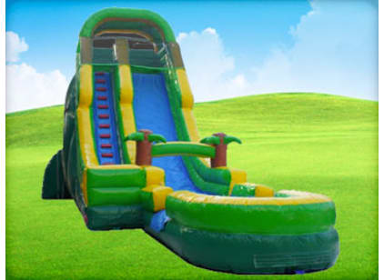 Houston, TX Palm Tree Inflatable Slide | Sky High Party Rentals