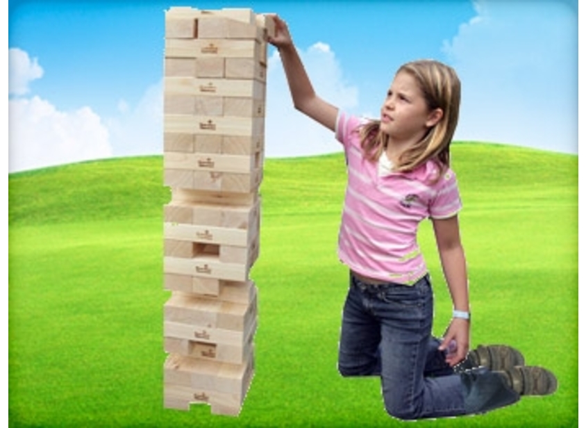 Austin & San Antonio, TX Jenga Game Rentals | Sky High Party Rentals