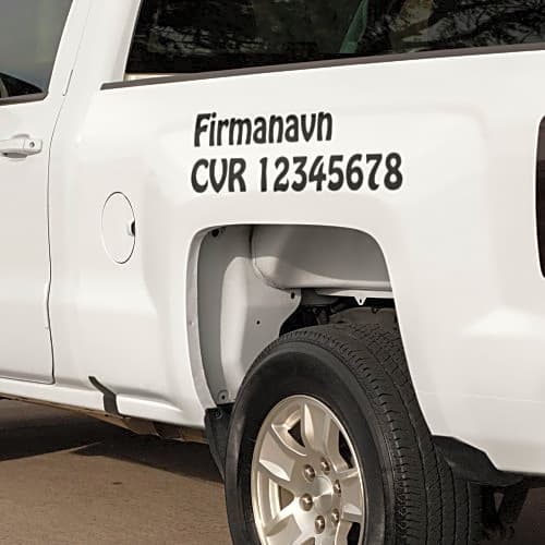 Strygemærker og Wallstickers til private, firma og foreninger